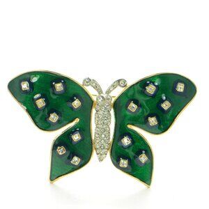 Kenneth Jay Lane | Jewelry | Vintage Kenneth Jay Lane Kjl Green Enamel ...